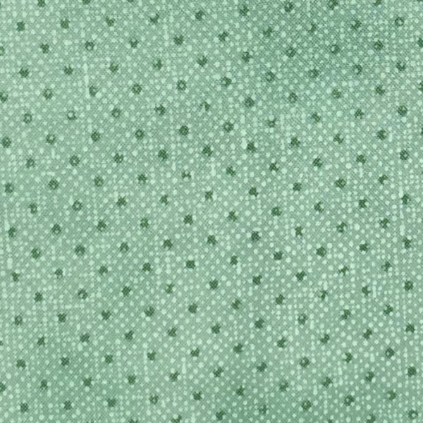 LULLABY Dots Green: cityquilter.com
