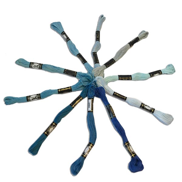 Embroidery Floss 10-Blue: cityquilter.com
