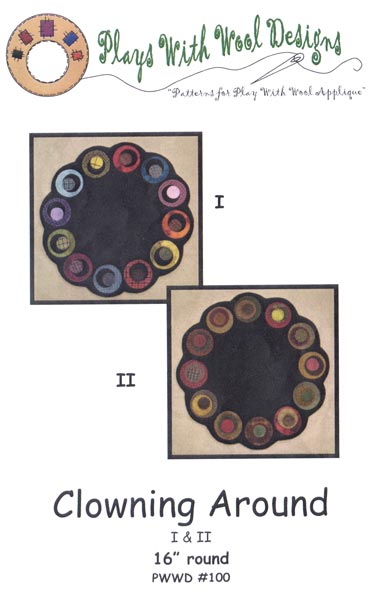 Clowning Around 16" Round Felt Kit: cityquilter.com