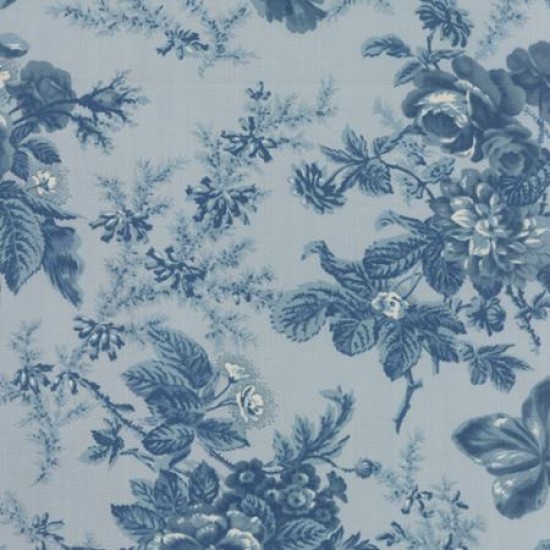 Cold Spell Floral Medium Blue: cityquilter.com